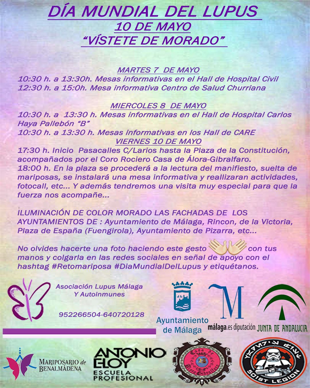 Día Mundial del Lupus – 10 de Mayo – Lupus Malaga y Autoinmunes